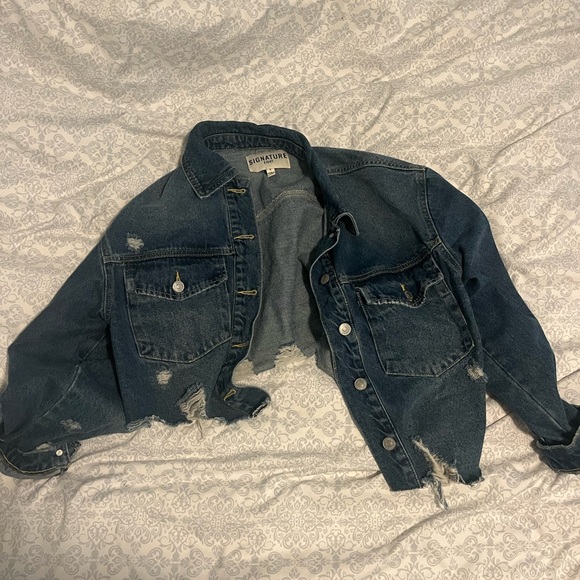 Signature | Jackets & Coats | Signature Indigo Denim Jacket | Poshmark